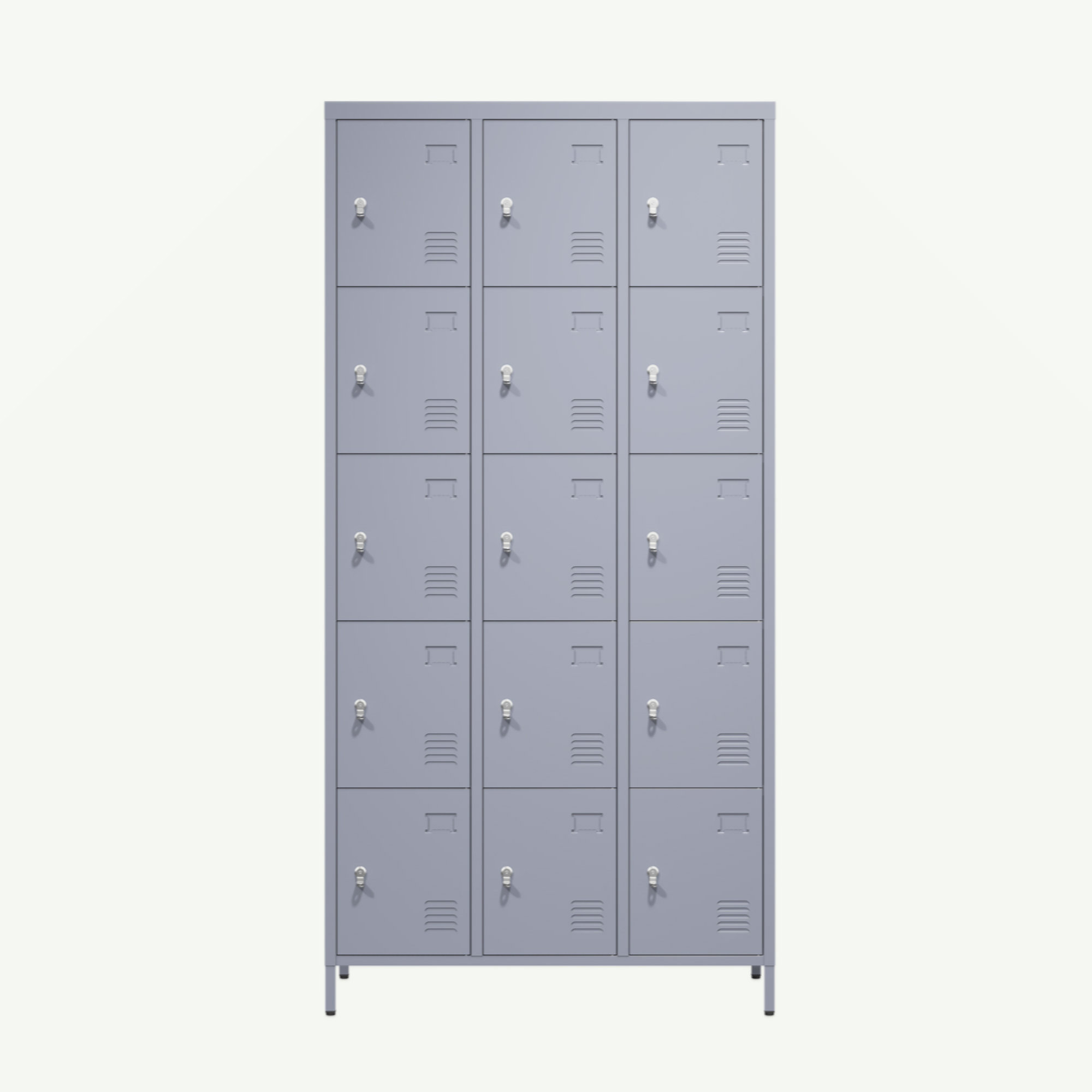 Williston Forge 15 Door 72"H Metal Lockers With Lock For Employees ...